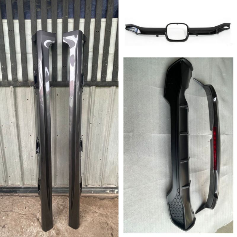 Jual SIDESKIRT SPOILER DIFFUSER LIST GRILL RS ORIGINAL HONDA ALL NEW ...