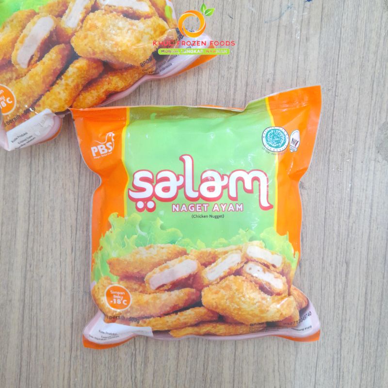 Jual Salam Nugget Ayam 500Gr// SALAM/ nugget ayam/ naget ayam frozen/ nuget frozen/ nugget ...