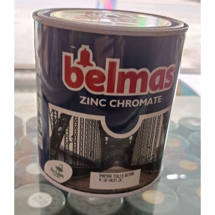 Jual Cat Meni dan Cat Papan Tulis Belmas Warna Hitam | Shopee Indonesia