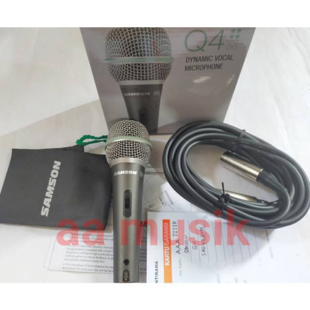 Jual MIC VOCAL SAMSON Q4 ORIGINAL | Shopee Indonesia