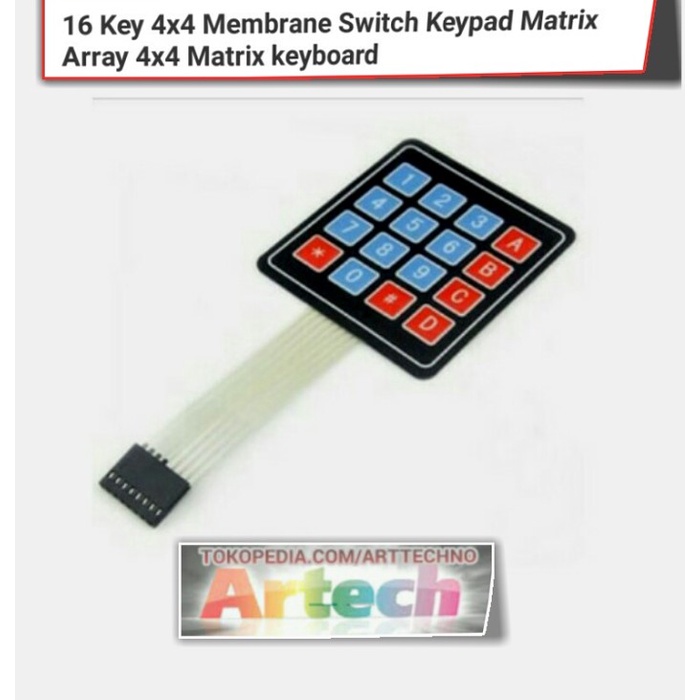 Jual 7450 Membran Keypad 4X4 Yw5Klpw | Shopee Indonesia