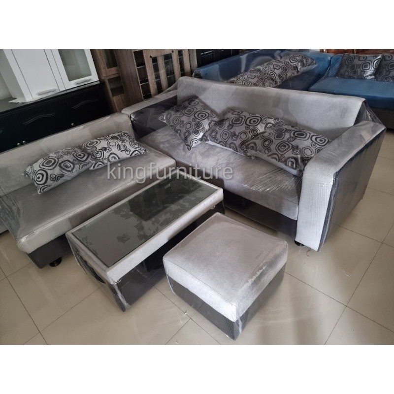 Jual Sofa tamu L minimalis busa super, empuk dan nyaman ( sudah ...