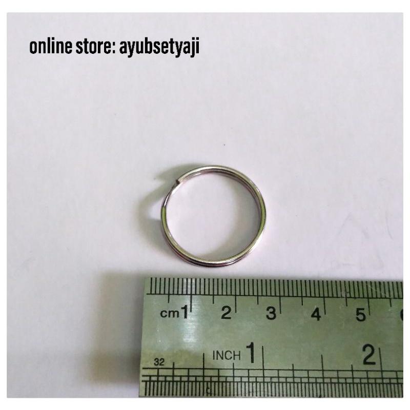 Jual Ring pengait lonceng kuningan Bulat Kerucut Gantungan Kunci Ring ...