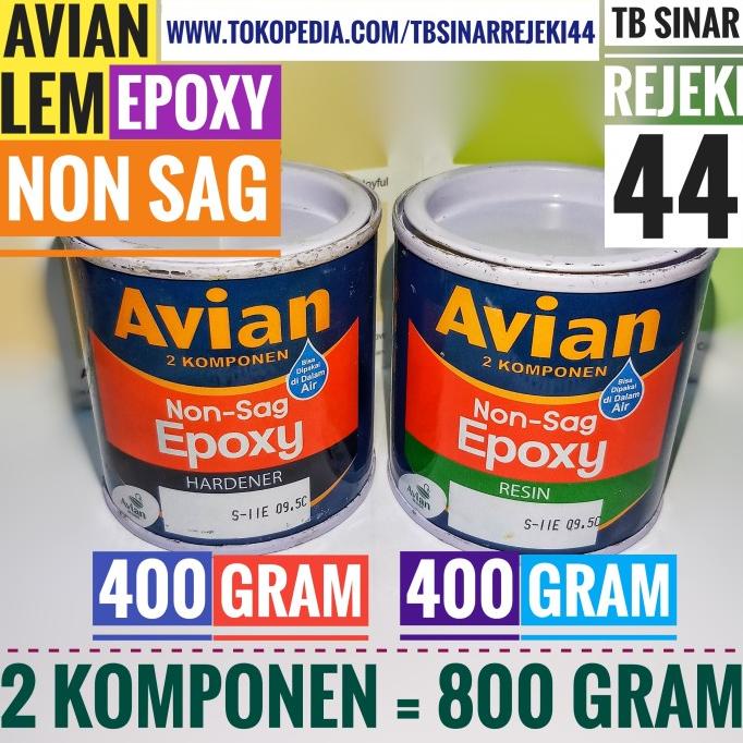 Jual Lem EPOXY Non Sag Avian 2 Komponen | Shopee Indonesia