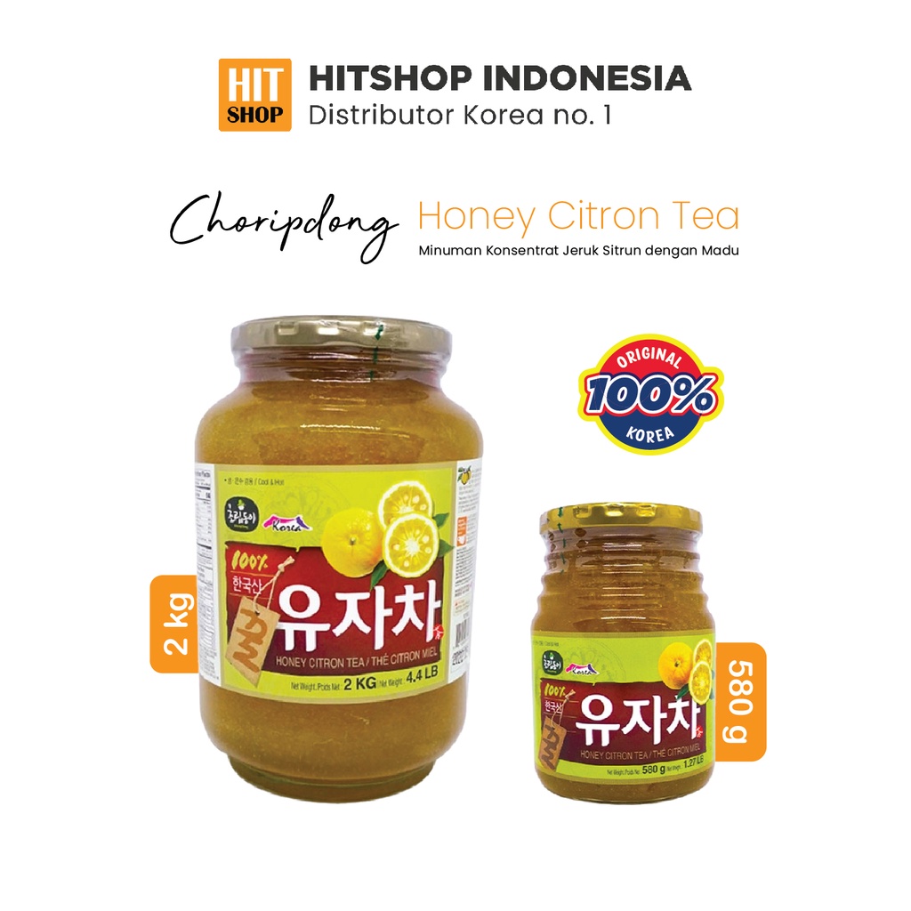 Jual [Choripdong] Honey Citron Tea - Minuman Konsentrat Jeruk Sitrun ...