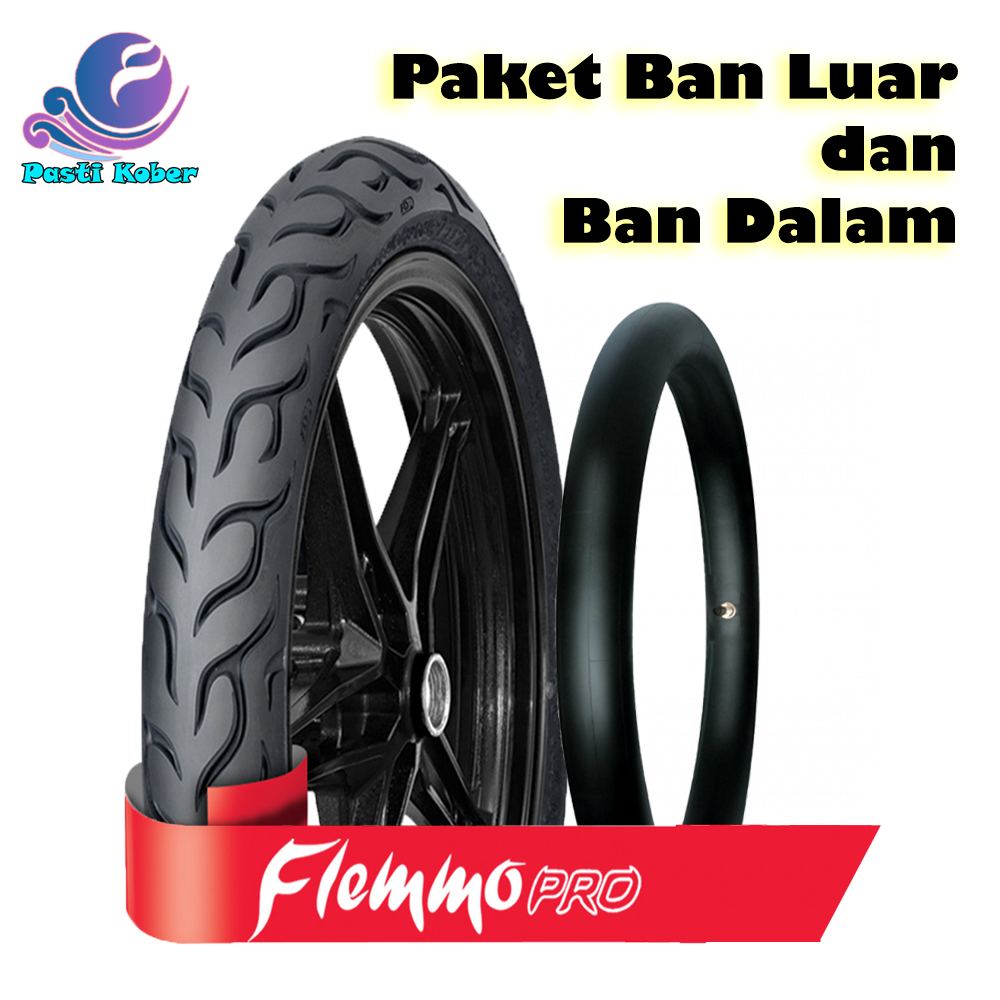 Jual Paket Ban FDR Matic Flemmo Pro Tubetype Luar Dalam 90/90-14 ...