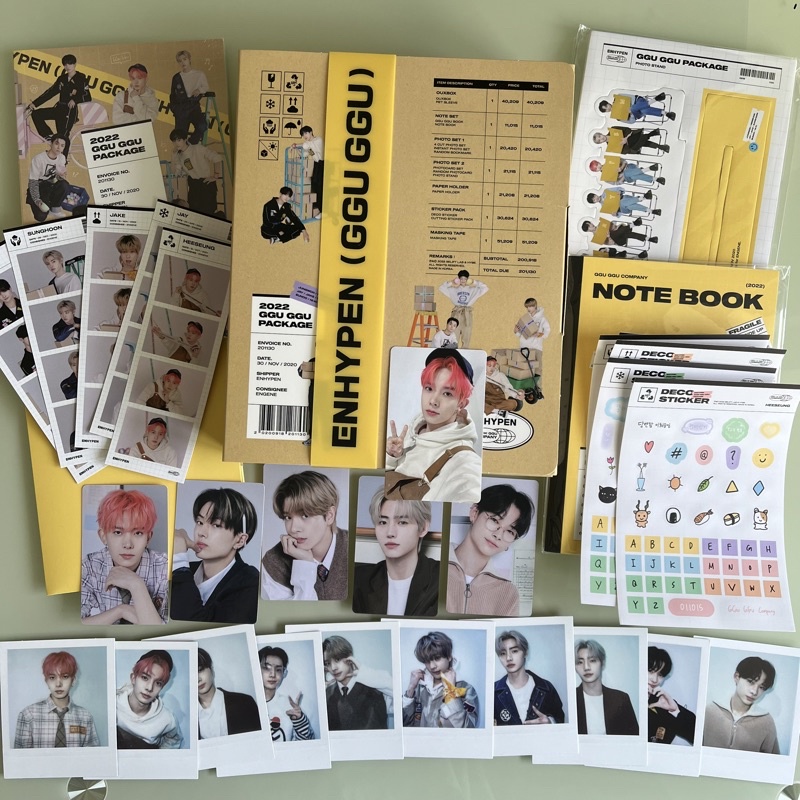 Jual [READY] Sharing Enhypen - Ggu Ggu Package 2022 Official PC Photocard Heeseung Jay Jake ...