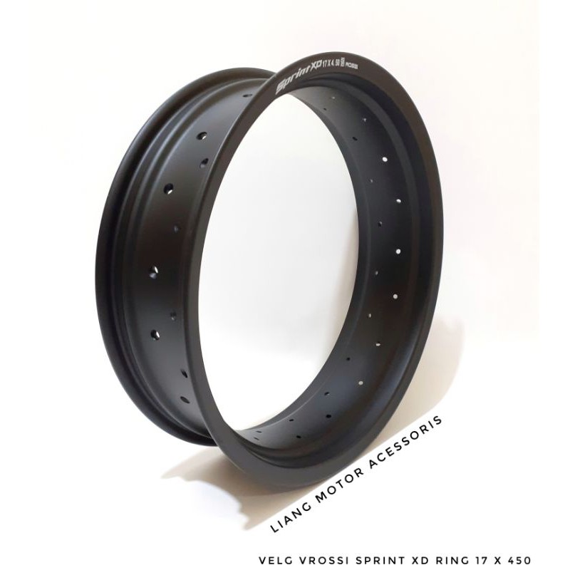 Jual Velg Pelek Pelak Sprint XD Ring 17 Lebar 450 Hole 36 Black Hitam ...