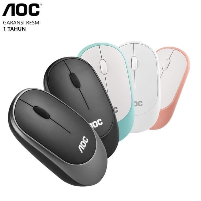 Jual Mouse Wireless AOC MS310 Silent Click Mouse | Shopee Indonesia