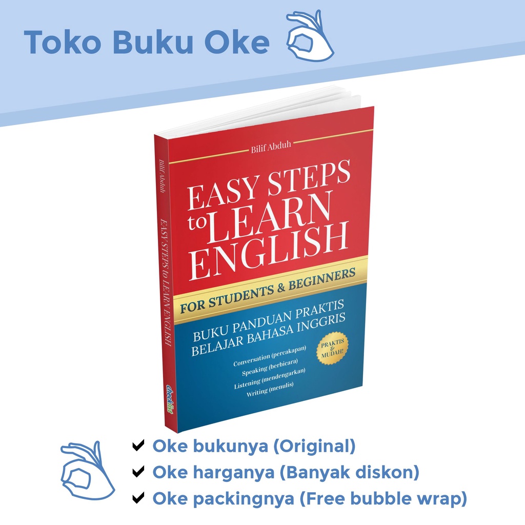 Jual Buku Panduan Praktis Mudah Belajar Bahasa Inggris Easy Steps to ...
