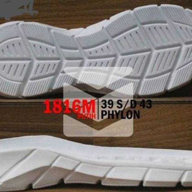 Jual SOL phylon hitam 1816 tahu besar kotak 40 pjg 28cm ukuran 36-43 ...