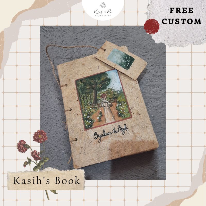Jual Buku Journal Custom | Kertas Daur Ulang by Kasih | Shopee Indonesia