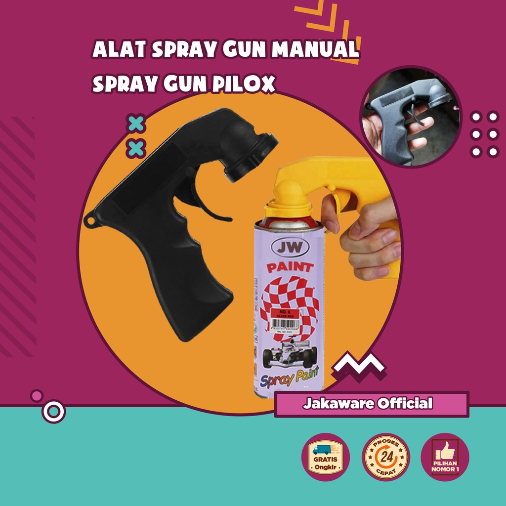 Jual SPRAY GUN ALAT BANTU SEMPROT CAT PILOX MANUAL PILOK MENGECAT ...