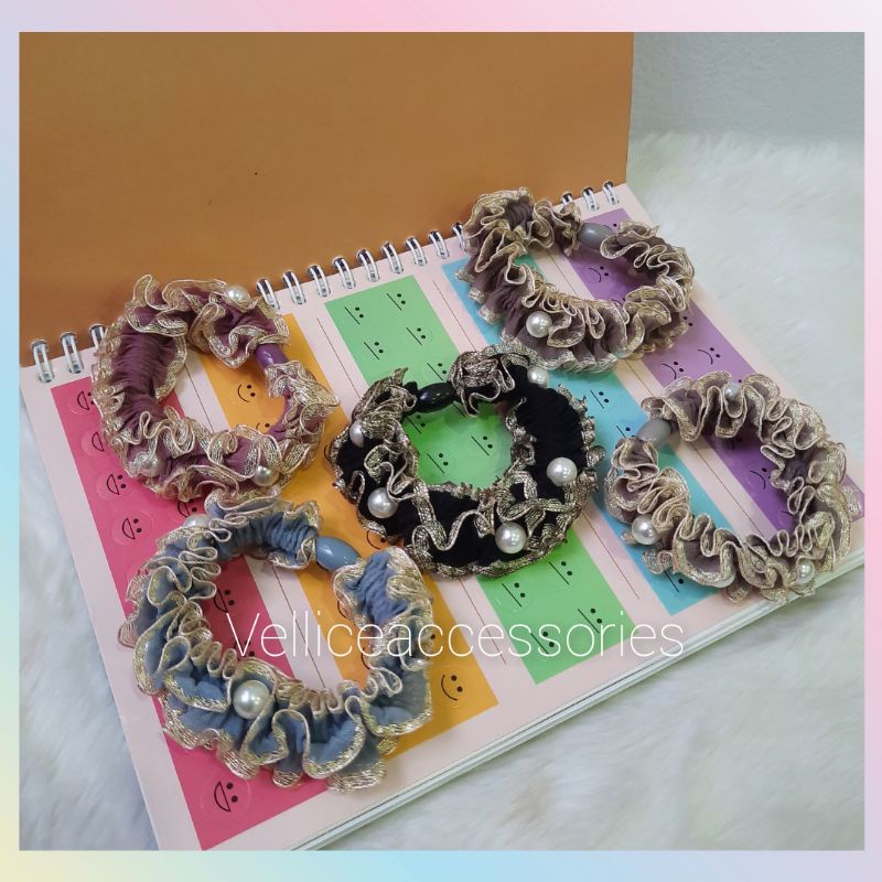 Jual 5 pcs ikat rambut import / kunciran rambut premium/ tali rambut ...