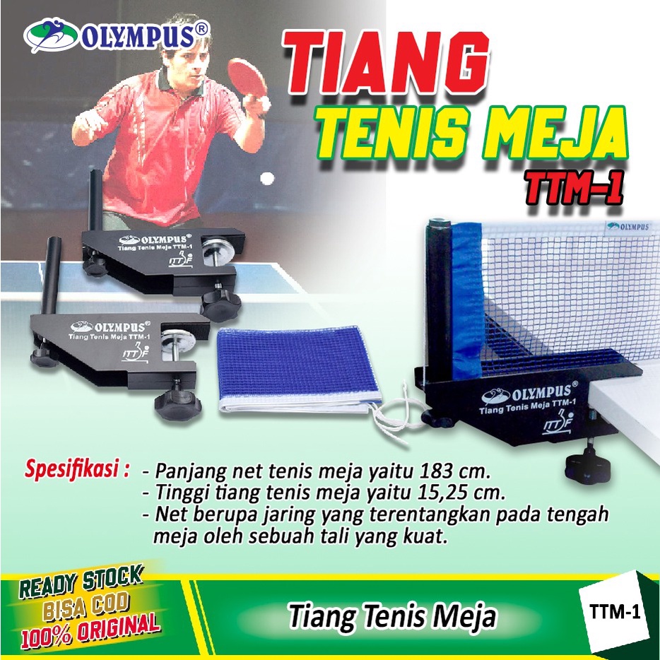 Jual Tiang Net Tenis Meja OLYMPUS TTM-01 Pingpong | Shopee Indonesia