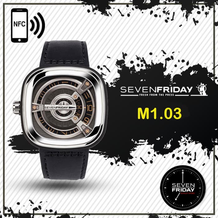 Jual Jam Tangan Pria - Arloji Cowok Seven Friday M1-03 SevenFriday M1 ...