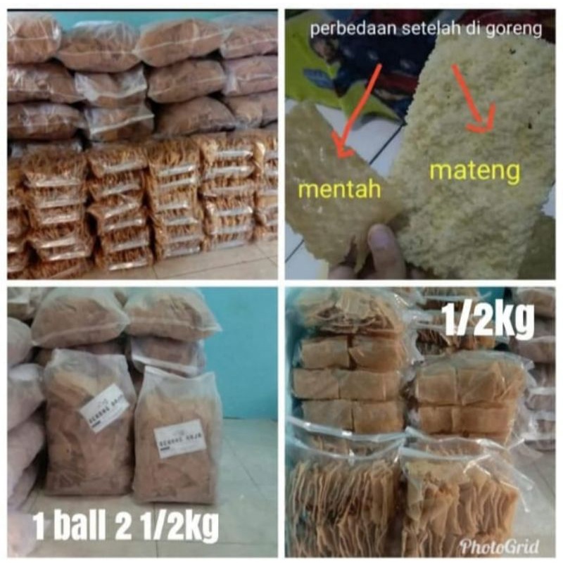 Jual Krupuk Gendar atau Puli tradisional khas jawa | Shopee Indonesia