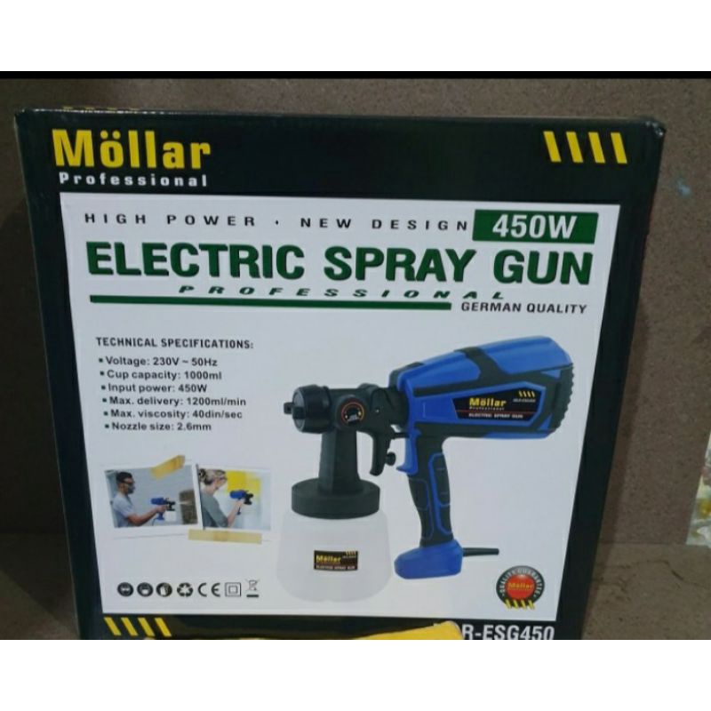 Jual mollars esg 450 electric spray | Shopee Indonesia
