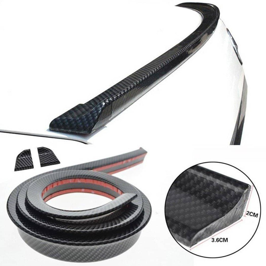 Jual Mini Ducktail Spoiler Mobil - Lips Bagasi Belakang Carbon ...
