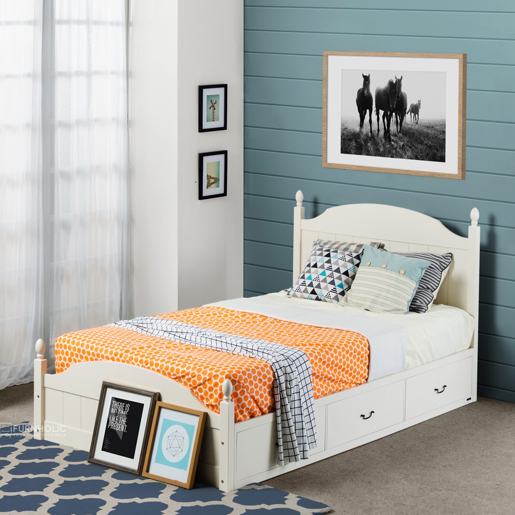 Jual IFURNHOLIC Alyssa Single Bed 120 | Dipan Tempat Tidur | Rangka ...