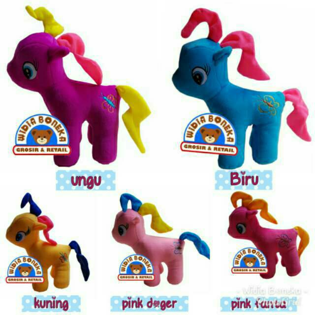 Jual Boneka Kuda Poni / Little Poni 30 cm | Shopee Indonesia
