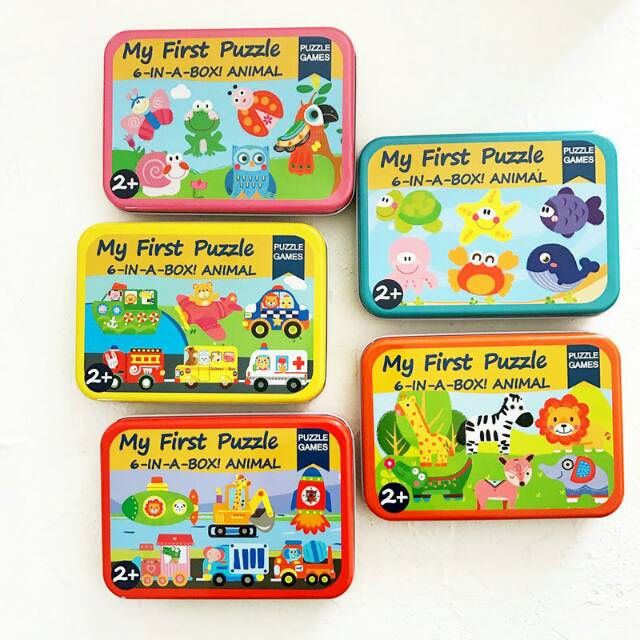 Jual WOODEN MY FIRST PUZZLE 6 IN 1 BOX - mainan puzzle anak berkarakter ... Jual WOODEN MY FIRST PUZZLE 6 IN 1 BOX - mainan puzzle anak berkarakter ...