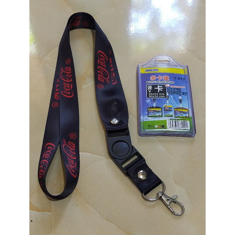 Jual [READY STOK] Tali id card lanyard coca cola satuan | Shopee Indonesia