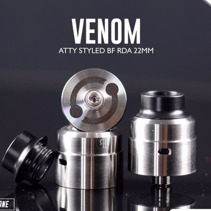 Jual Atomizer RDA Venom ATTY Styled 22mm - Venom Atty Styled 22mm ...