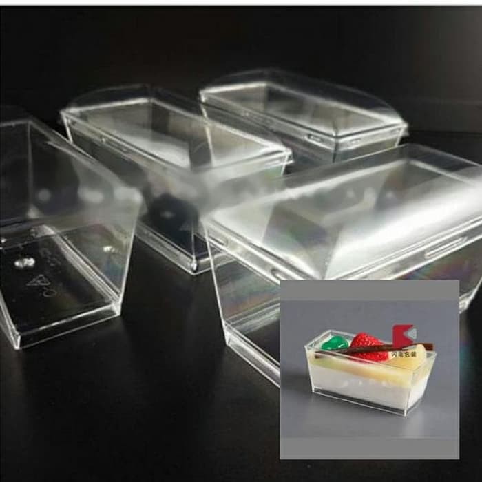 Jual cup puding unik persegi ch 32 | Shopee Indonesia