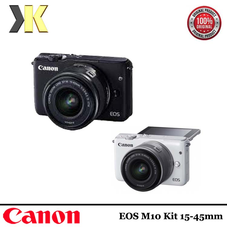 Jual CANON EOS M10 KIT 15-45 STM ORIGINAL | Shopee Indonesia