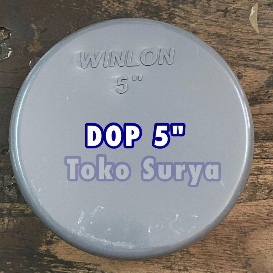 Jual PVC Dop 5 inch Dop 5" Plug 5 inch Plug 5" Polos tutup pipa 5 DOp ...