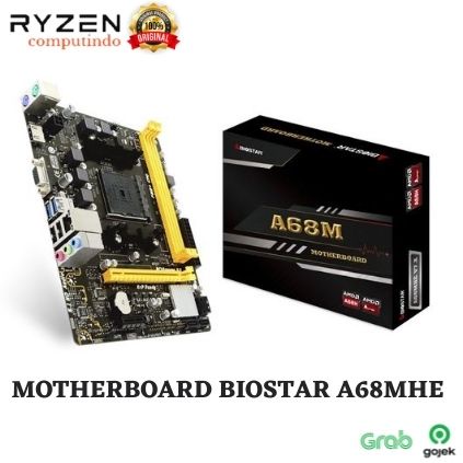 Jual MOTHERBOARD BIOSTAR A68MHE AMD A68H FM2+ DDR3 Micro ATX | Shopee Indonesia