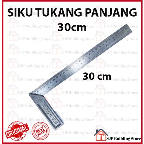 Jual Penggaris Siku Tukang Besi Pasekon 20 Cm 10 inch Termurah alat ...