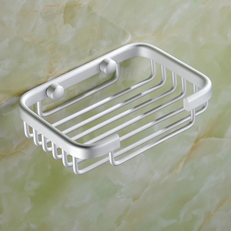 Jual Homeneeds Tempat Rak Sabun Tunggal Dinding Bahan Aluminium Tempat ...