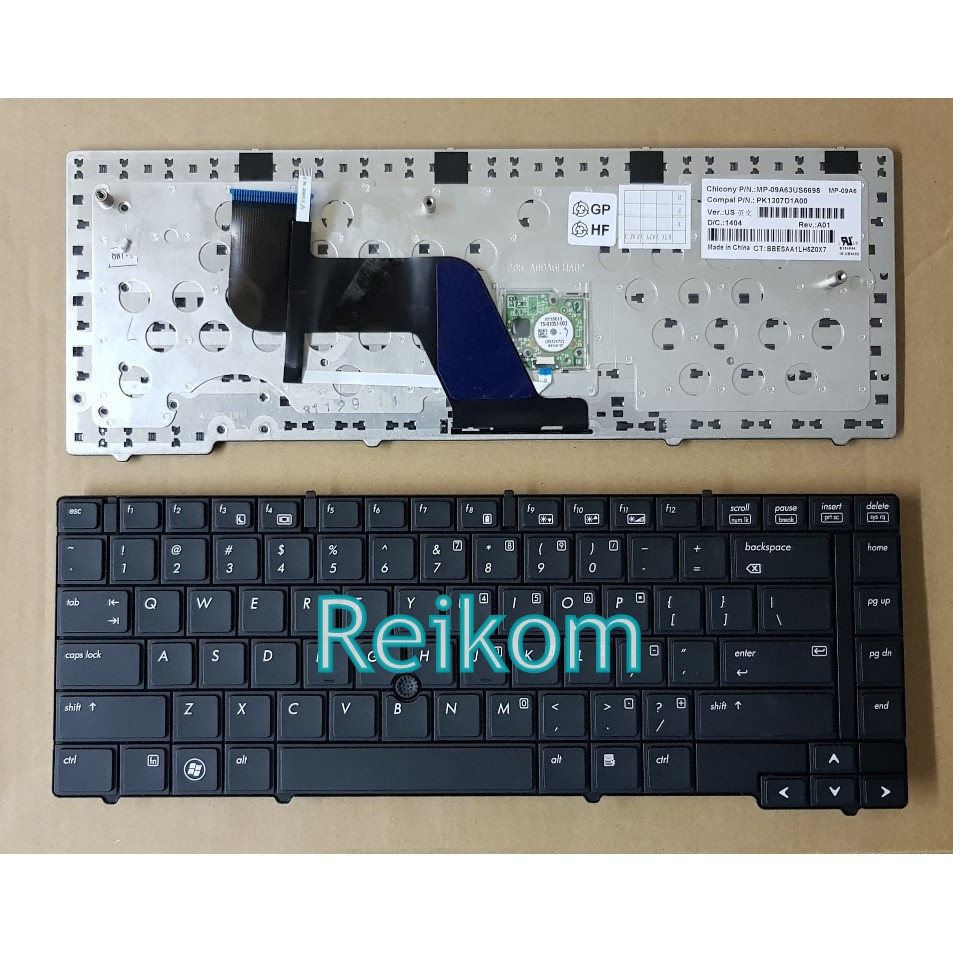 Jual Keyboard laptop notebook HP Elitebook 8440 8440p 8440w | Shopee ...