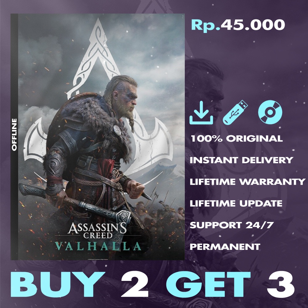 Jual Assassin's Creed Valhalla + DLC - Original PC Game | Shopee Indonesia