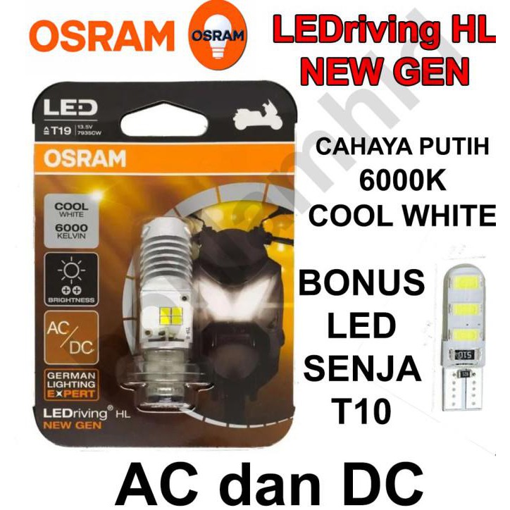 Jual Lampu Motor Led Osram Mio J Fi (Putih) Bohlam H6 M5 T19 Ac Dc Bohlamhid Diminati Banget ...