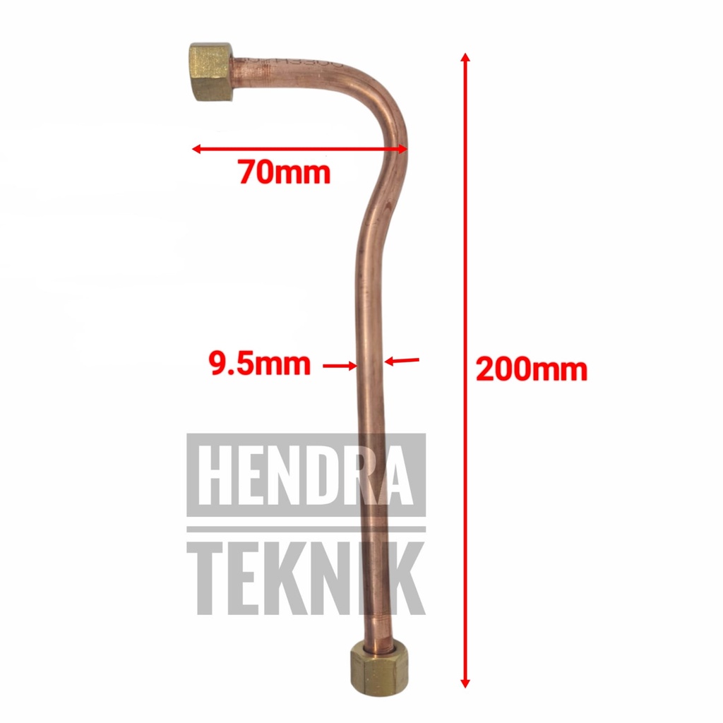 Jual PIPA COMPRESSOR 1/4PK TEMBAGA FLARE PIPA TANDA TANYA PIPA INLET ...