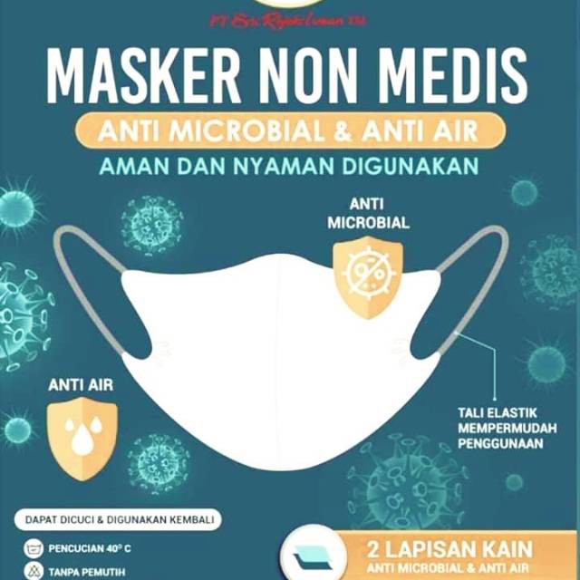 Jual Masker Kain SRITEX Anti Microbial | Shopee Indonesia