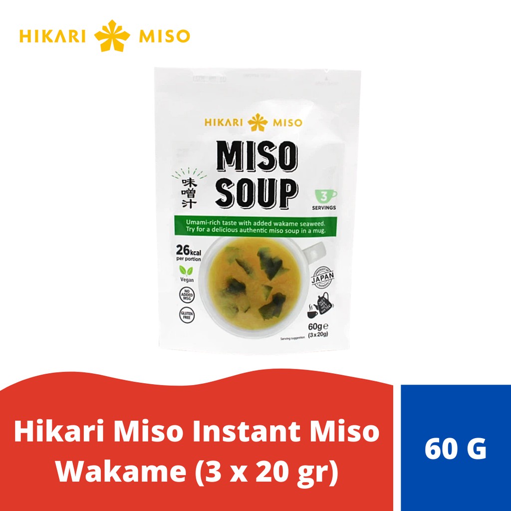 Jual Hikari Miso Instant Miso Soup Wakame (20 gr x 3) | Shopee Indonesia