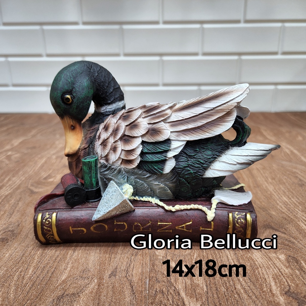 Jual Patung pajangan bebek mandarin buku journal statue duck dekorasi ...