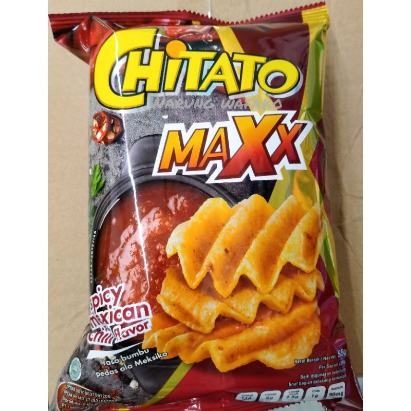 Jual Chitato Maxx Spicy Mexican Chili 55gr | Shopee Indonesia