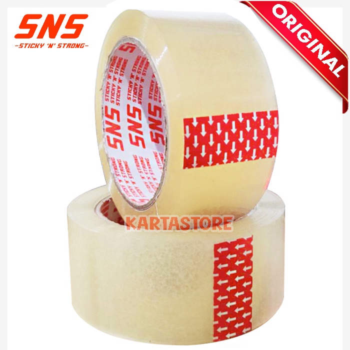 Jual LAKBAN BENING COKLAT 72 YARD x 45 MM SNS KUALITAS DAIMARU | Shopee Indonesia