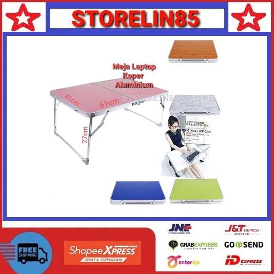 Jual Meja Kecil Aluminium Meja Mini Belajar Lipat Koper Meja Portable ...