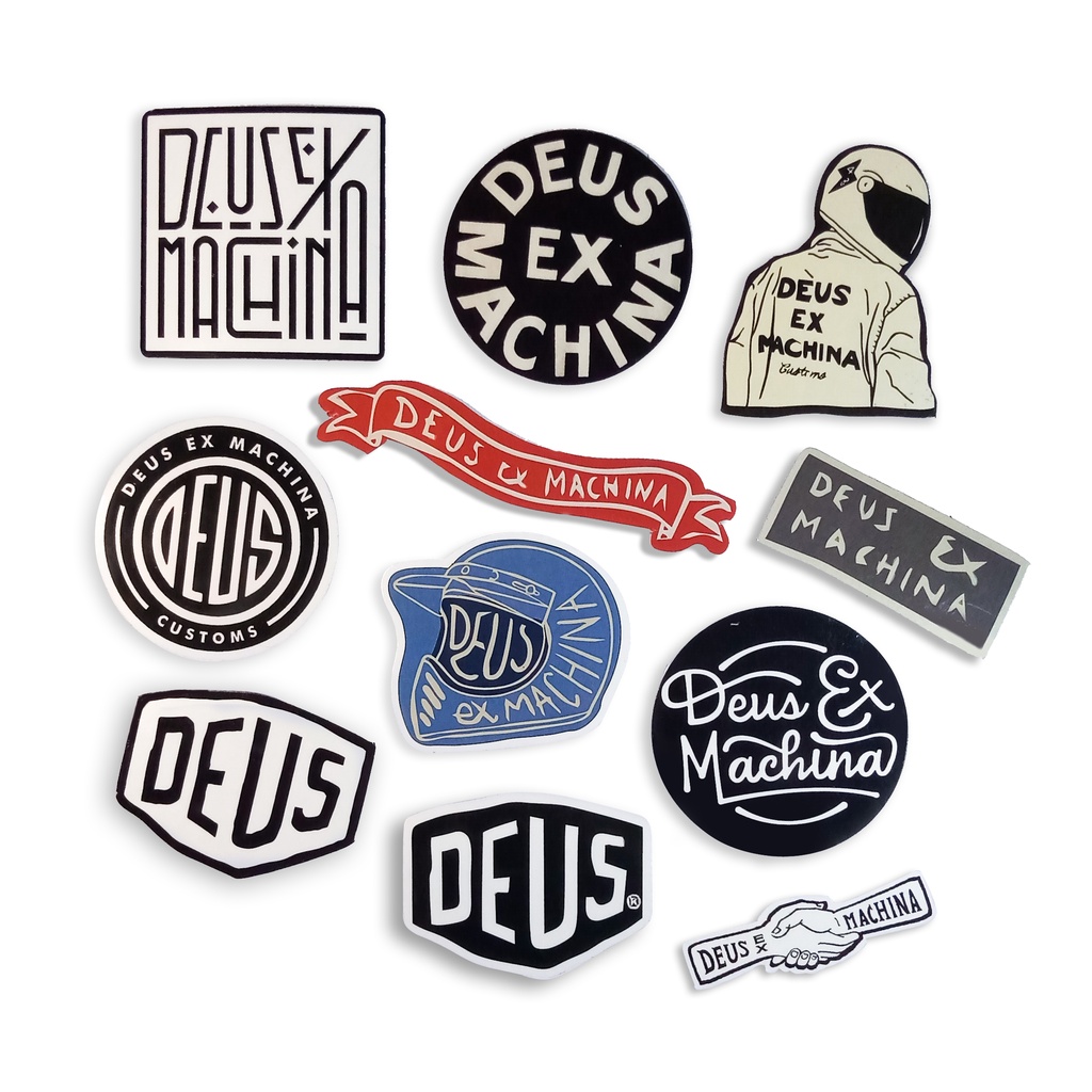 Jual Deus Ex Machina Sticker Pack/Stiker Set Untuk HP, Laptop, Koper ...