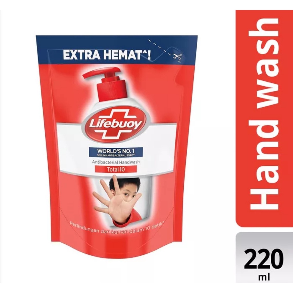 Jual Lifebuoy Handwash Total 10 220ml | Shopee Indonesia