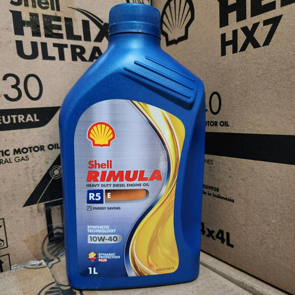 Jual Shell Rimula R5E 10W-40 - OLI MOBIL ( 1 LITER ) | Shopee Indonesia