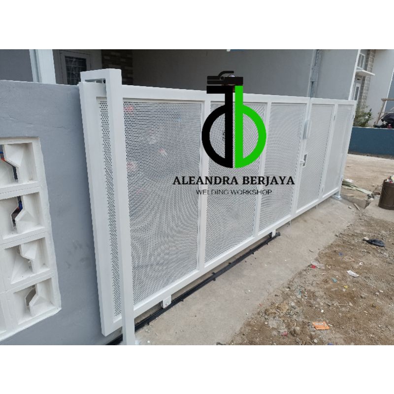 Jual Pagar/Pintu Minimalis expanded/expanda/conforated/perforated/murah ...