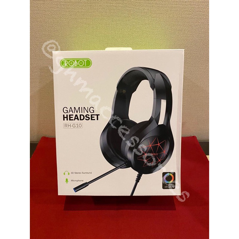Jual [GHM Accessories] Headset Gaming Robot Kabel RH-G10 With ...