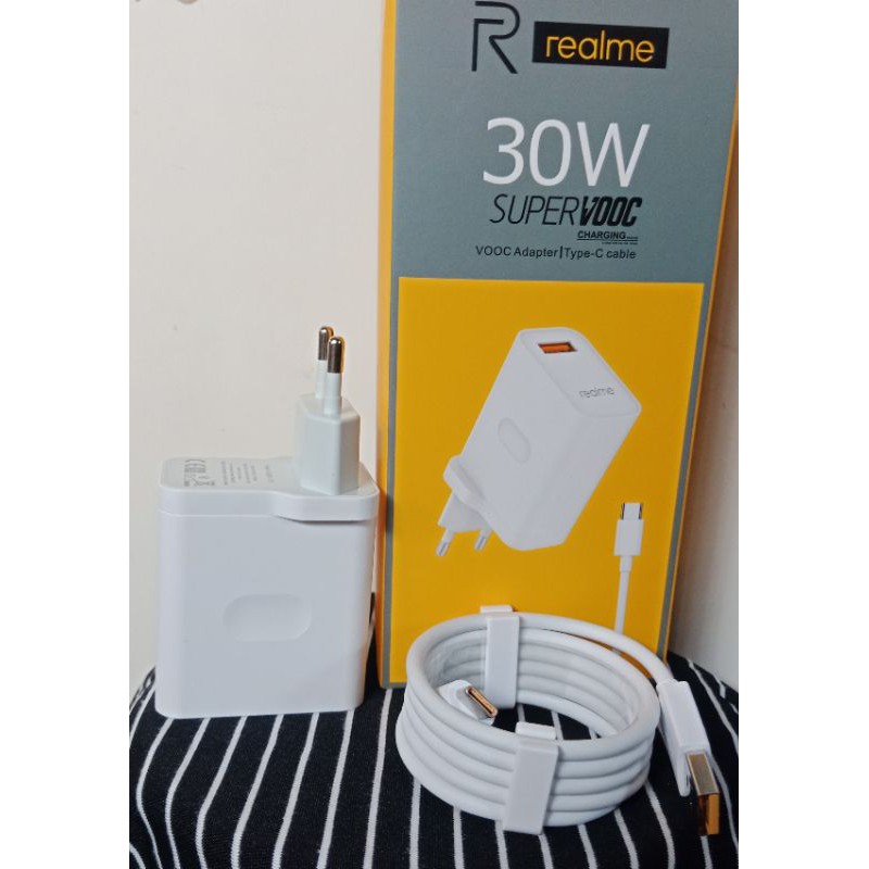 Jual Charger Realme 6/Realme 7 Tipe C Vooc Fast Charging 30W ...
